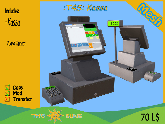 Second Life Marketplace - :T4S: Kassa